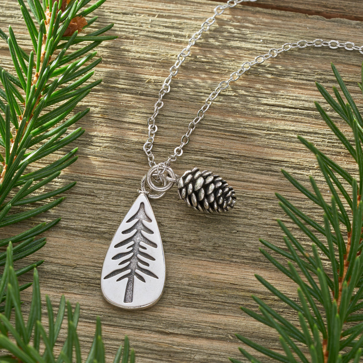 Pine Tree Necklace – Chadds Ford Jewelry