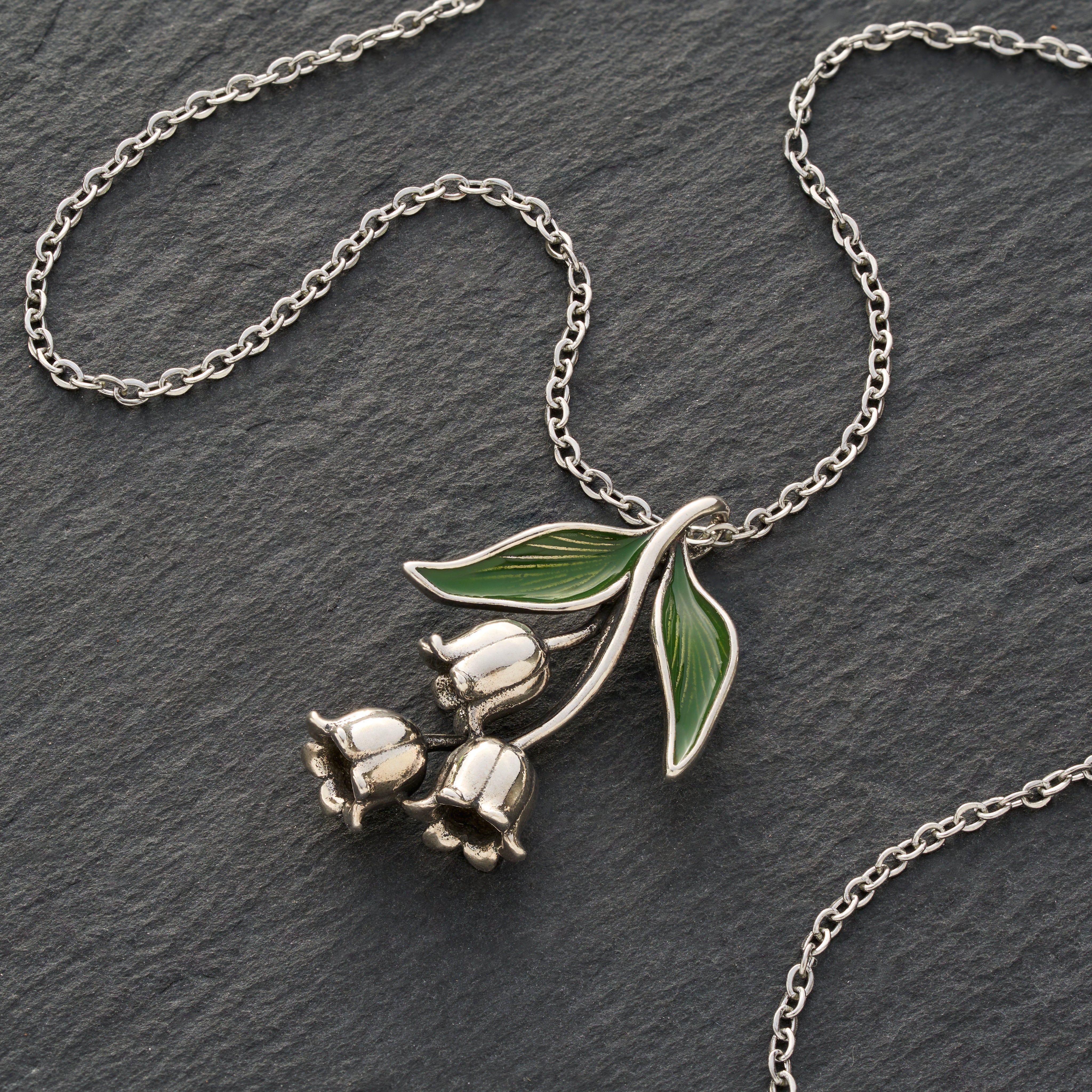 Vintage Lily of the Valley Floral Drop Necklace – Chadds Ford Jewelry