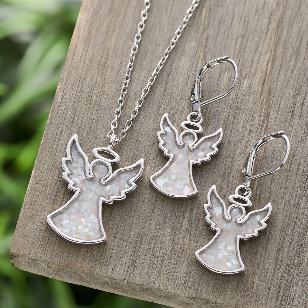 Mother of Pearl Angel Gift Set – Chadds Ford Jewelry